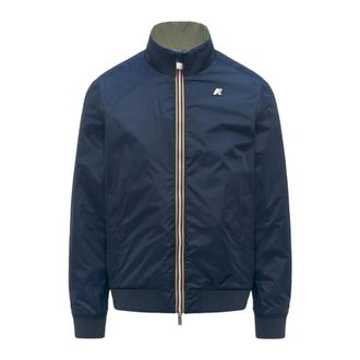 K-Way Homme, Vestes, Vert, Taille: S Arsene Cotton Reversible Jacket