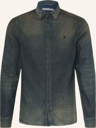 AllSaints Allsaints Jeanshemd Gleason Extra Slim Fit grau