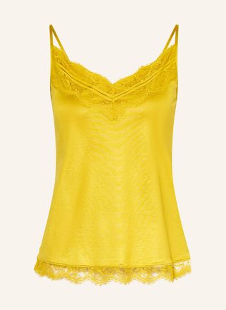 Mey Mey Schlaftop Serie Shine Lace Mit Spitze gold
