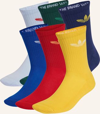 adidas Originals Adidas Originals 6er-Pack Socken Crew gelb