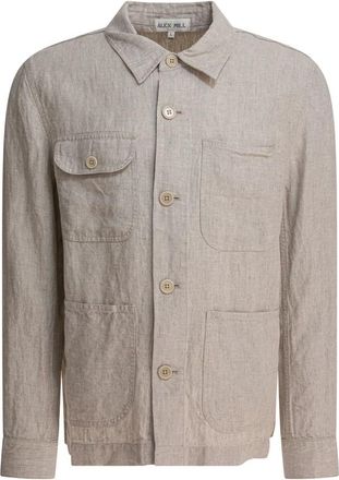Alex Mill Herren, Shirts, Beige, XLGr&ouml;&szlig;e