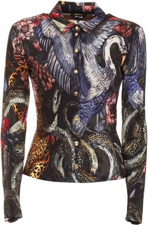 Roberto Cavalli Slim Fit Hemd - - Blouses & Shirts - Damen - Mehrfarbig - S