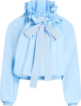 Patou Ruffled Ribbon Top