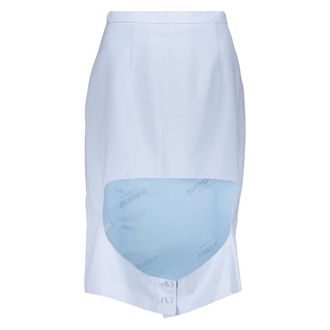 Burberry Femme, Jupes, Bleu, Taille: 30 FR Midi skirt