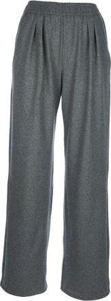 Pinko Pinko, Femme, Pantalons, Gris, Taille: 38 FR Pantalon Long Coupe Large