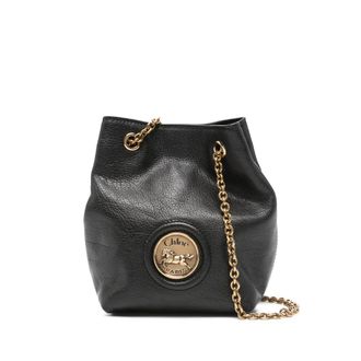Chlo&eacute; Horse Medal Mini Bucket Bag