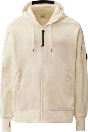 C.P. Company C.p. Company, Homme, Sweatshirts et sweats &agrave; capuche, Blanc, Taille: M Felpa