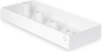 Storefactory Kerzenhalter SUND 4er (Wei&szlig;, 30x13x4cm)