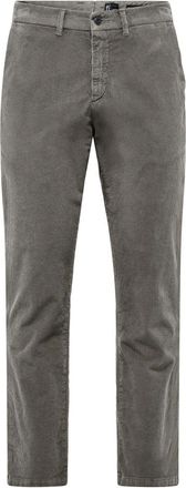 Bomboogie Homme, Pantalons, Gris, Taille: W33 Pantalon chino en velours c&ocirc;tel&eacute; extensible coupe regular