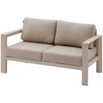 Hesperide Canap&eacute; de jardin &Eacute;vasion argile 2 places en aluminium et ol&eacute;fine - Hesp&eacute;ride