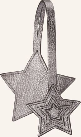 Abro Abro Taschenanhänger Charm Double Star silber