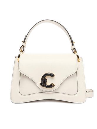 Coccinelle Handtasche U4G Coccinelle C-Me Calf&Marb E1 U4G 18 02 01 Wei&szlig;