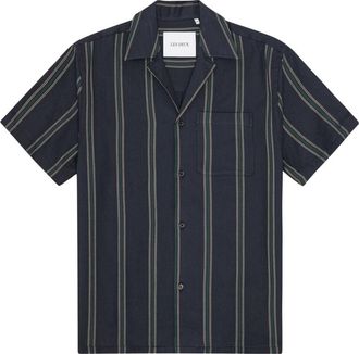 Les Deux Homme, Chemises, Bleu, Taille: M Short Sleeve Chemises