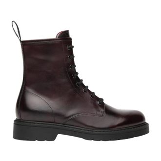 Nero Giardini Leder-Schn&uuml;rstiefel - - Shoes - Damen - Rot - 38 EU
