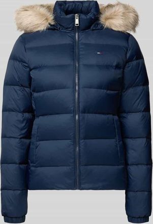 Tommy Jeans Regular Fit Daunenjacke mit Kunstfell