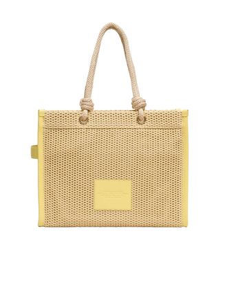 Marc Jacobs Womens Tote Bag Woven Rope Natural Polyethylene Shoulder