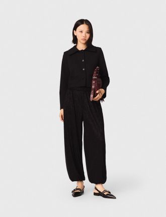 Maje Metallic-sarouelhose - Schwarz - Gr&ouml;&szlig;e 32 - Maje