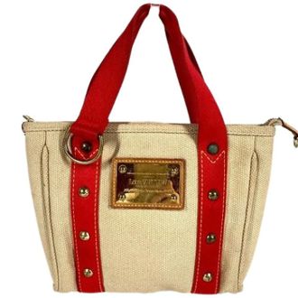 Louis Vuitton Mini sac cabas Pre-owned - Femme - Pre-owned - Beige - Taille: ONE Size