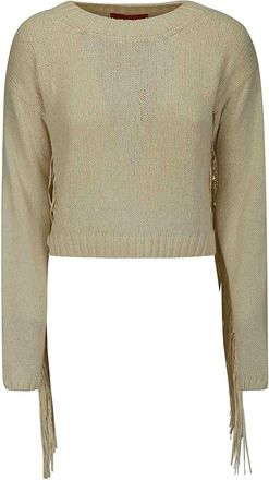 Wild Cashmere Rundhalspullover - Braun