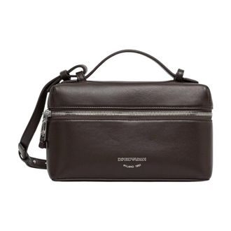 Emporio Armani Sac bandouli&egrave;re - Femme - Sacs - Brun - Taille: ONE Size