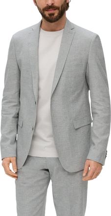 s.Oliver Black Label Herren 2142800 Business-Anzug Jacke, grau 91N8, 52