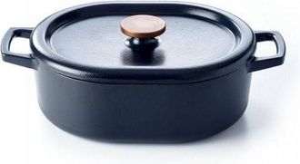 Beka Emaillierte gusseisen daubi&egrave;re 31cm schwarz 15141314