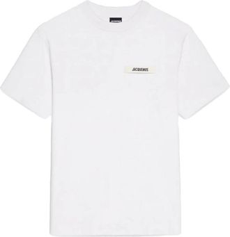 Jacquemus Homme, Tops, Blanc, Taille: M T-Shirt