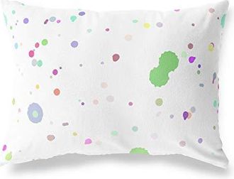 Bonamaison Le Jardin du Lin Kissen Zierkissenbezug Zufälliges Muster Kissenbezug, Weich Bequem, Für Zuhause Autos Büro Sofa Wohnzimmer Couch Schlafzimmer Dekor, 