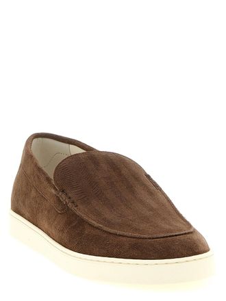 Brunello Cucinelli Suede Moccasin Loafer - Brown