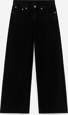 Arket CLOUD Loose Jeans Mit Weitem Bein -Schwarz
