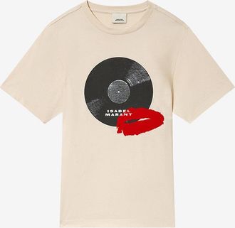 Isabel Marant Tee Shirt Ziane - Femme - &Eacute;cru - Taille XS - Isabel Marant