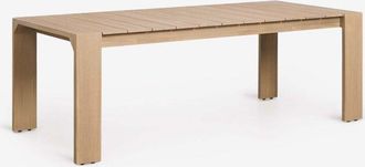 Sklum Rechteckiger Esstisch 220x100 cm aus Akazienholz Mirelen Helles Akazienbraun