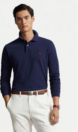 Polo Ralph Lauren Poloshirt 710680790046 Dunkelblau Custom Slim Fit