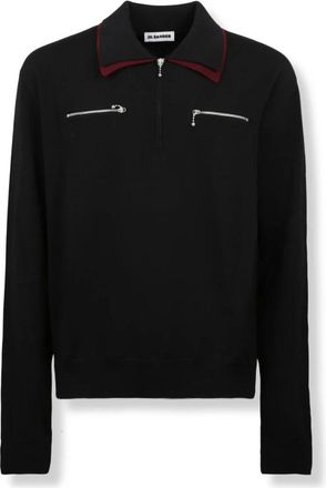 Jil Sander Herren, Strickwaren, Schwarzk, XLGröße