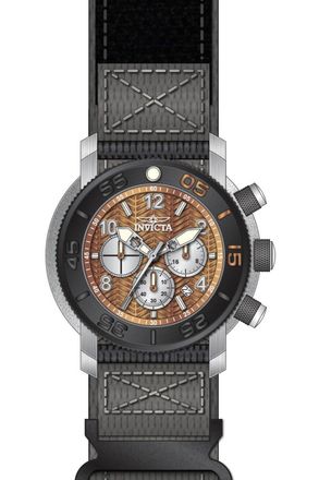 Invicta Coalition Forces 50094 Herrenuhr - Quarzwerk - Edelstahl mit kupferfarbenem Zifferblatt - 50 mm