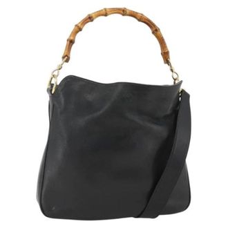 Gucci Sac bandouli&egrave;re vintage Pre-owned - Femme - Pre-owned - Noir - Taille: ONE Size