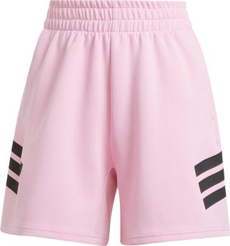 adidas Womens Future Icons 3-Streifen Shorts True Pink L