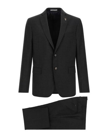 Pal Zileri Knielanges Kleid - Grau