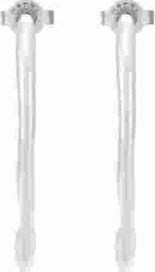 Skagen Womens Stainless Steel Push Back Earrings Pastell-Silber,3.5Lx3.43Wxcm