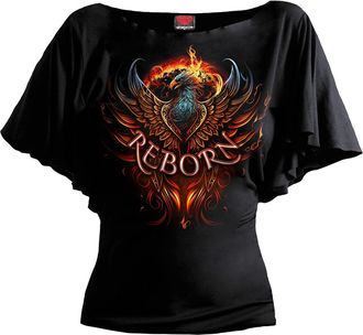 Spiral Damen F719 T-Shirt, Schwarz, XXX-Large