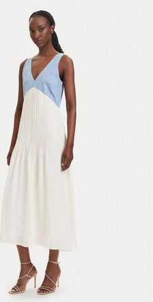 French Connection Sommerkleid Colby 719C9 Creme Regular Fit