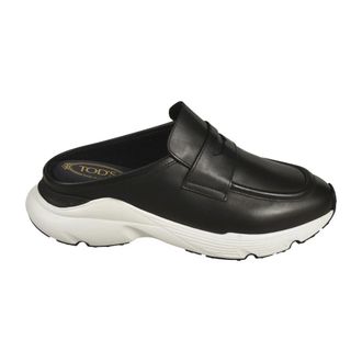 Tod's Femme, Chaussures, Noir, Taille: 41 EU Mules Plates