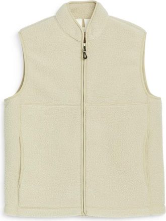 Arket Fleece-Weste Von Active -Beige