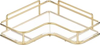 Generic Schwimmendes Eckregal, Wand-Eckregal | schwimmendes dreieckiges Eckregal aus Acryl mit doppelseitigem Klebeband | robustes und robustes Toilettenzubeh