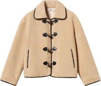 Twinset Caban - Femme - Vestes - Beige - Taille: 36 FR