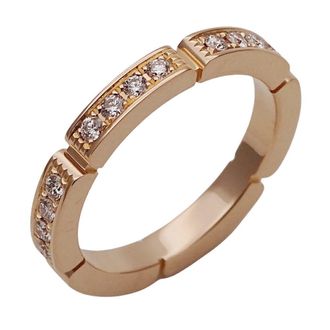 Cartier Rose Gold Maillon Panthère Ring Size 48