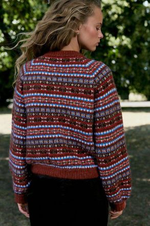 Next Strickjacke Lang&auml;rmelige Bomber-Strickjacke mit (1-tlg)