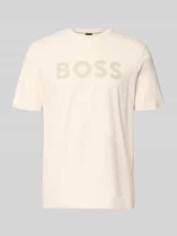 HUGO BOSS Regular Fit T-Shirt aus reiner Baumwolle Modell TS_STRUCTURE LOGO 1027473