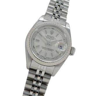 Rolex Montre Pre-owned 69174 L - Femme - Pre-owned - Blanc - Taille: ONE Size