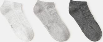 Mango 3-er Pack Baumwollsocken grau - Herren - 40-42 - MANGO MAN
